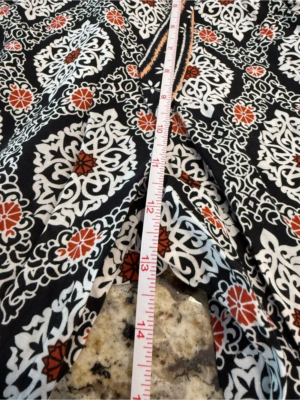 Pants & Jumpsuits | Red Leaf Boho Elephant Floral Tribal Pants Sz Lg ...